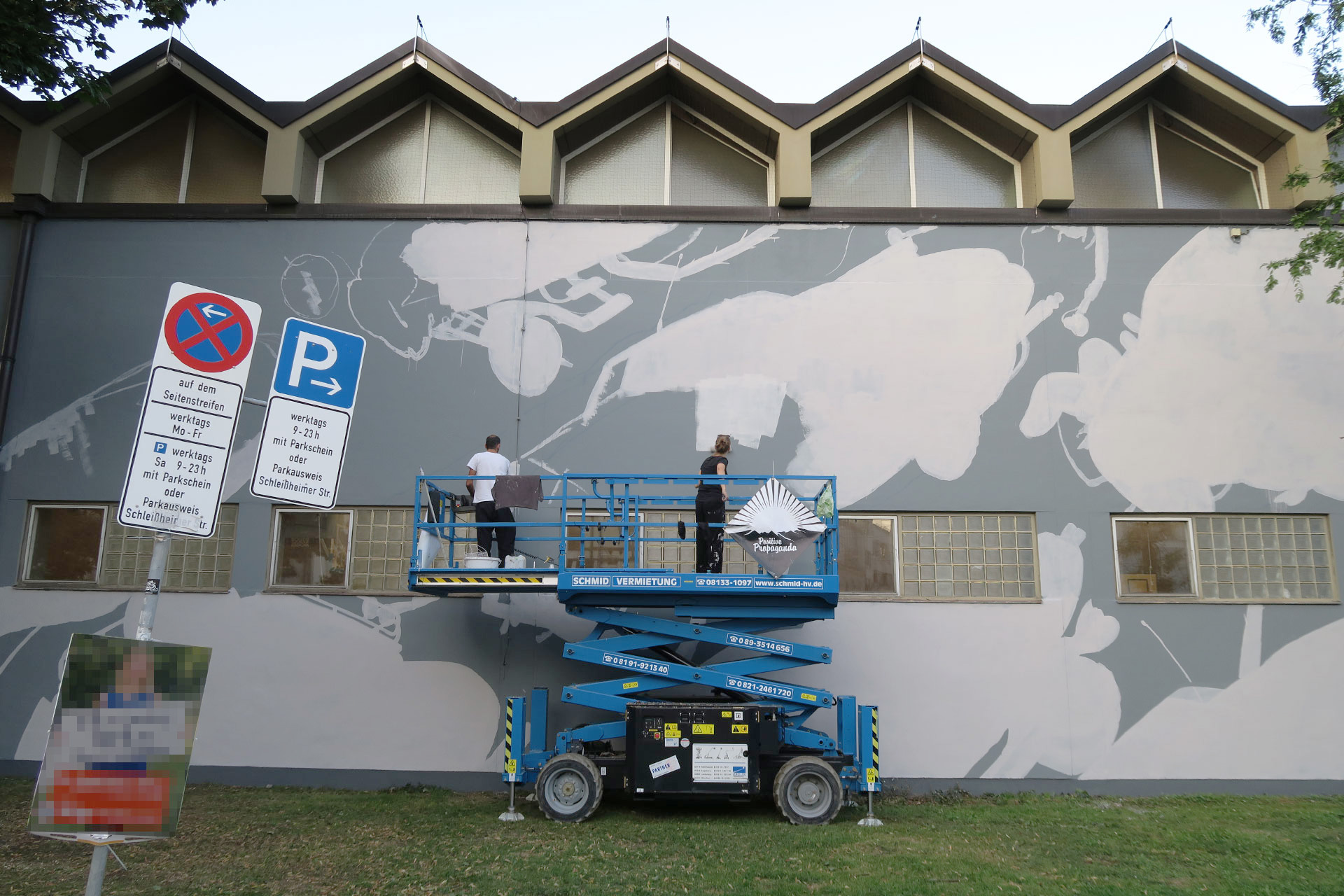 Positive-Propaganda x LIQEN - Street Art Mural Munich